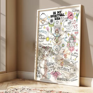 Spiritual Poster Positive Affirmation Wall Art Daily Reminder Artwork ...