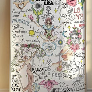 Spiritual Poster Positive Affirmation Wall Art Daily Reminder Artwork ...