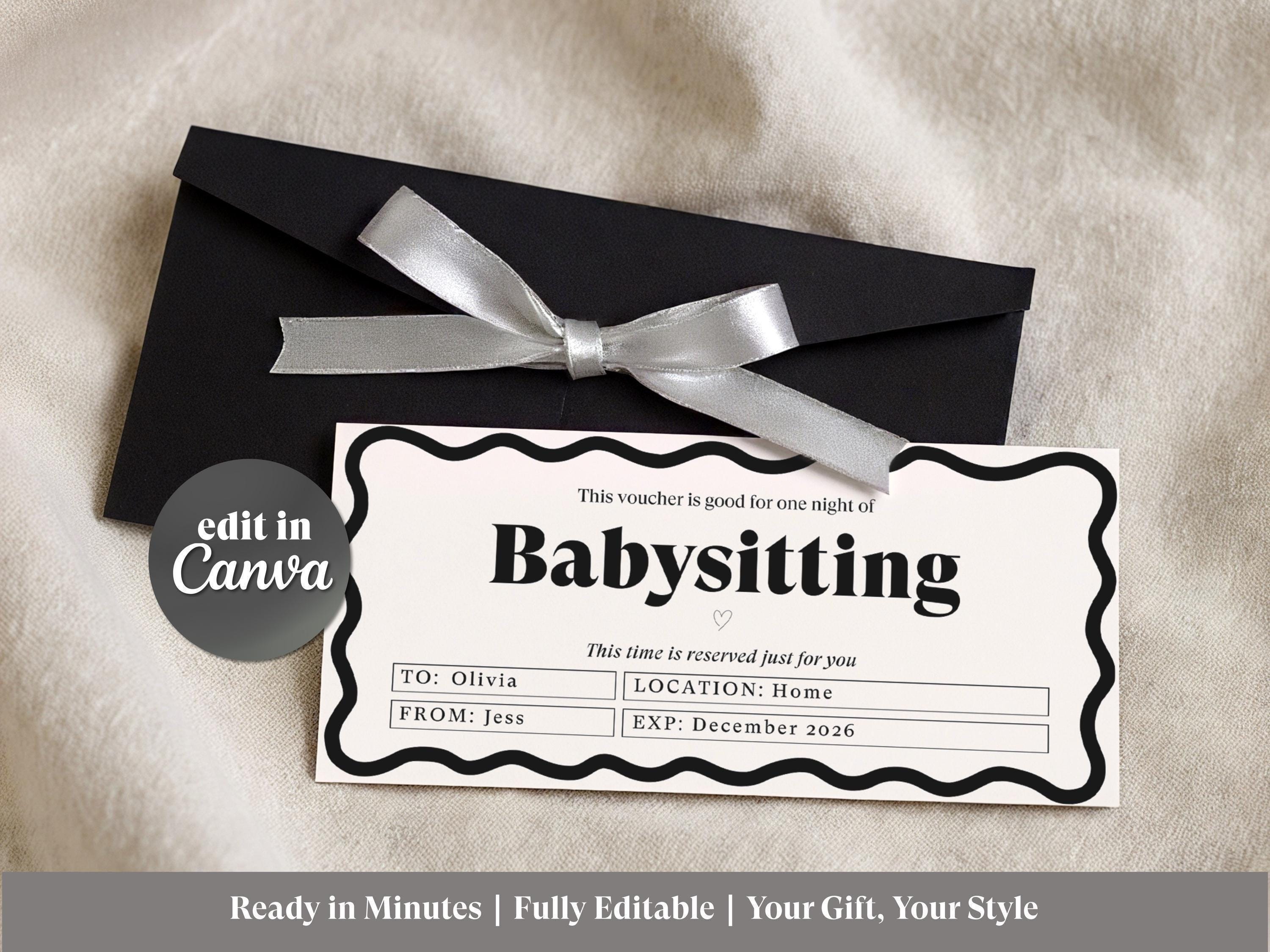 Meal Delivery Voucher Template Gift Canva Editable Printable Gift ...