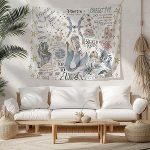 Zodiac Birthday Party Backdrop Banner Astrology Tapestry Keepsake ...