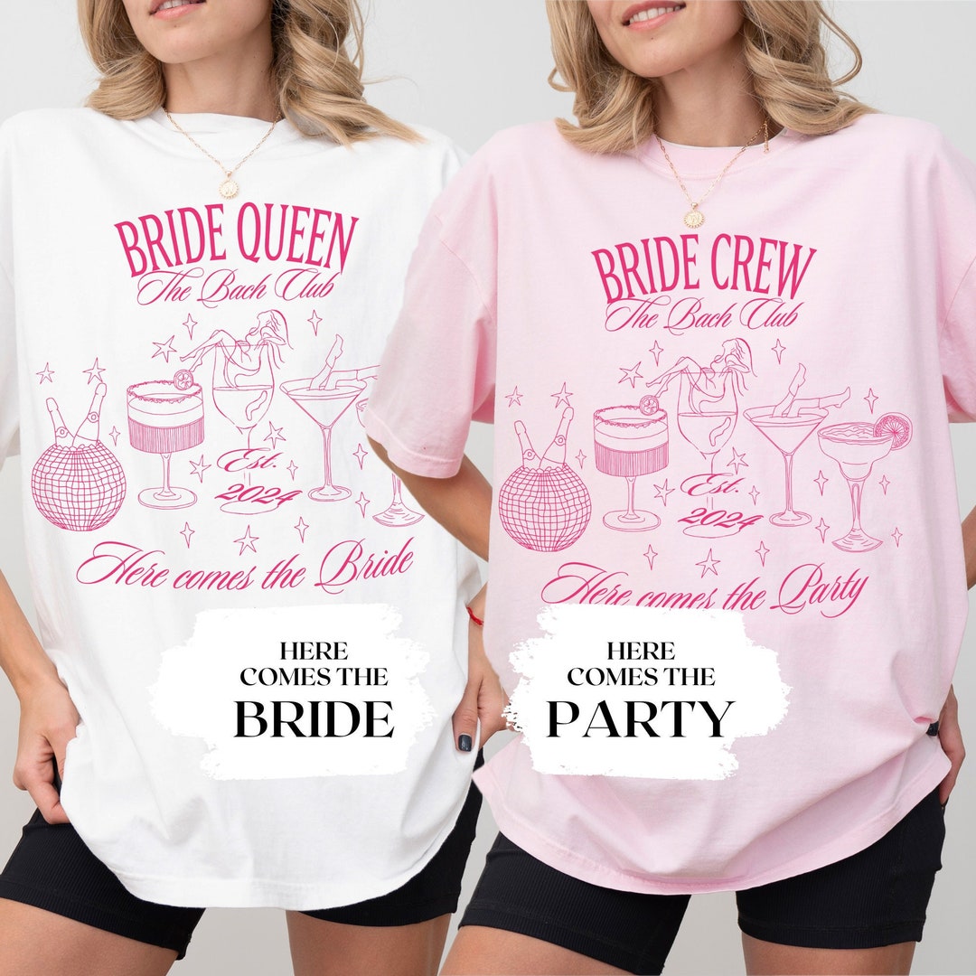 Bride Crew Bachelorette Party Shirt Cocktail Club Shirt Luxury ...