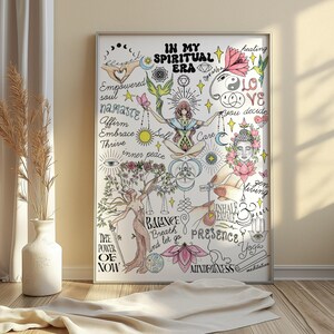 Spiritual Poster Positive Affirmation Wall Art Daily Reminder Artwork ...