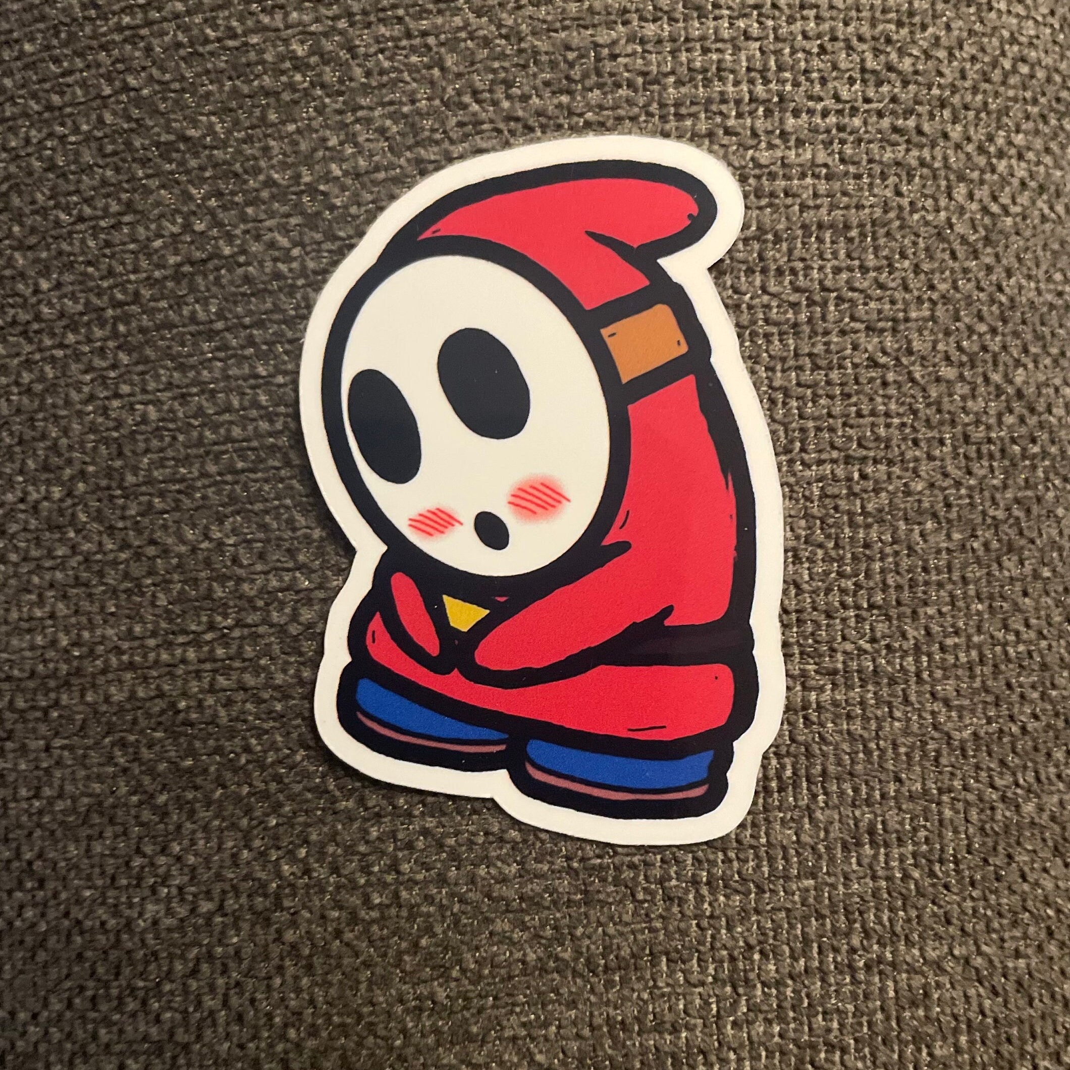 Shy, Shy Guy Vinyl Sticker - Etsy