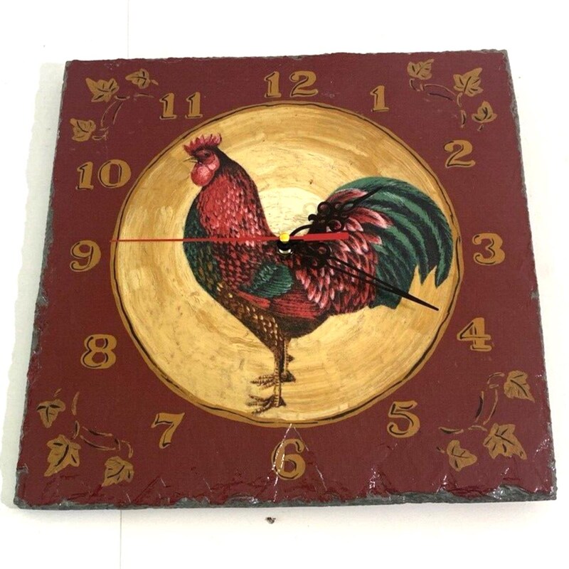 Hand Painted Clock - Etsy