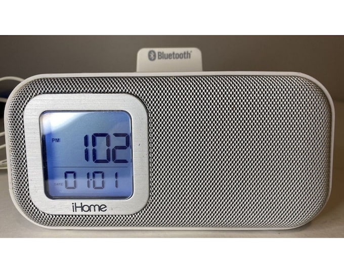 Ihome Model Ibt22a Dual Charging Bluetooth Stereo Alarm Clock Works ...