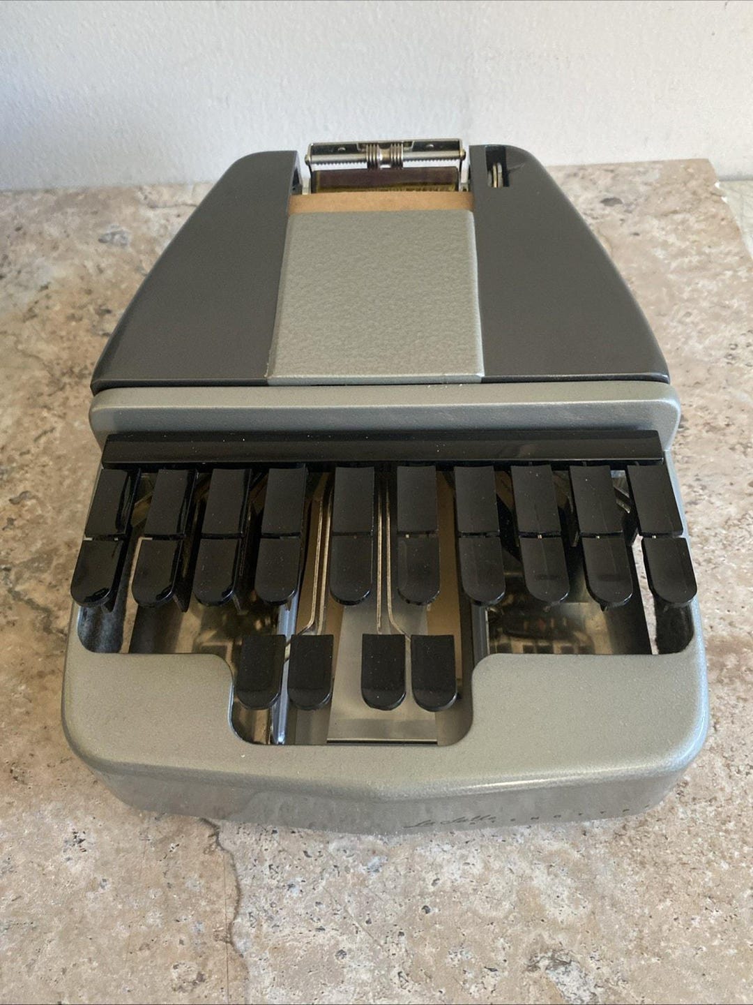 1940s La Salle Stenotype Machine W/ Case Extra Paper Manuals ...