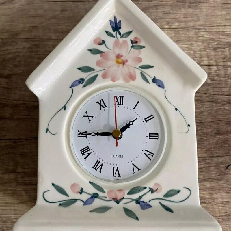 Hand Painted Clock - Etsy