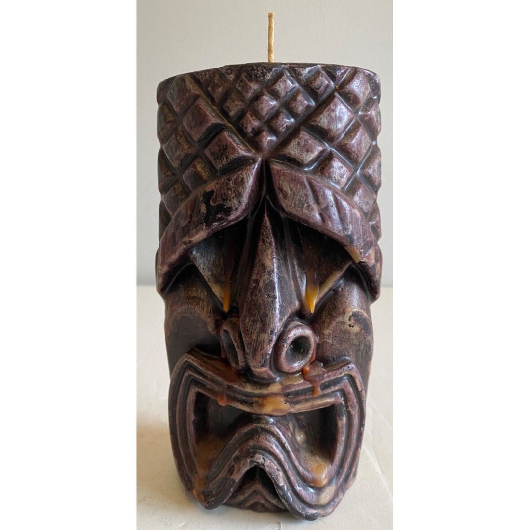 New Vintage CRYING TIKI of POLYNESIA Aloha Candle Company - Etsy
