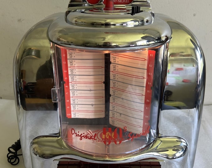 Vintage Telephone Chrome Diner Jukebox Style Push Button Wall Mount ...