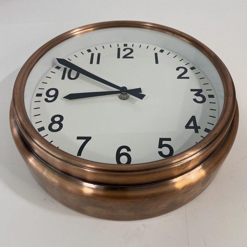 Copper Clock - Etsy
