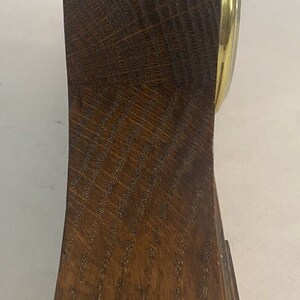 Vintage Howard Miller Mini Mantle Style Clock Black & Gold Desk Top ...