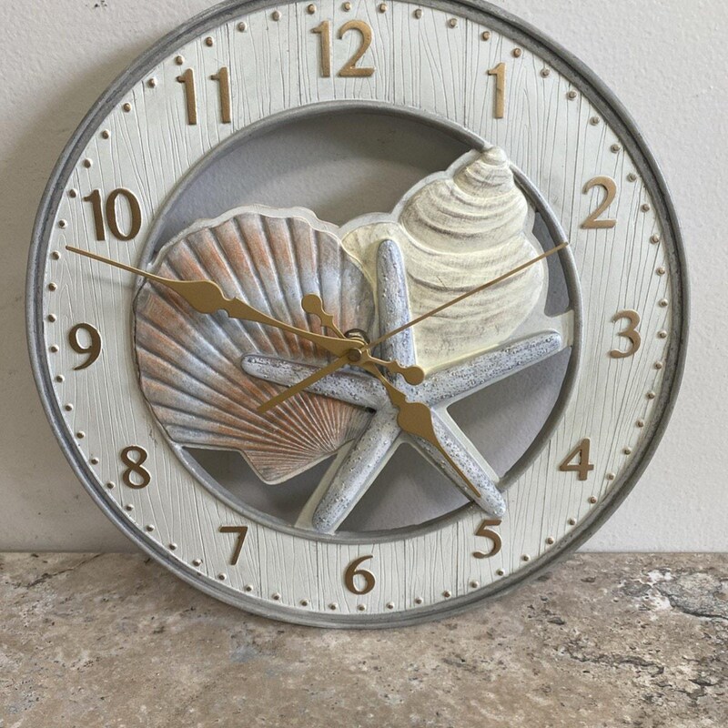 Seashell Clock - Etsy