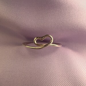 Wire Heart and Loop Silver Rings, Sterling Silver Rings, Stackable ...