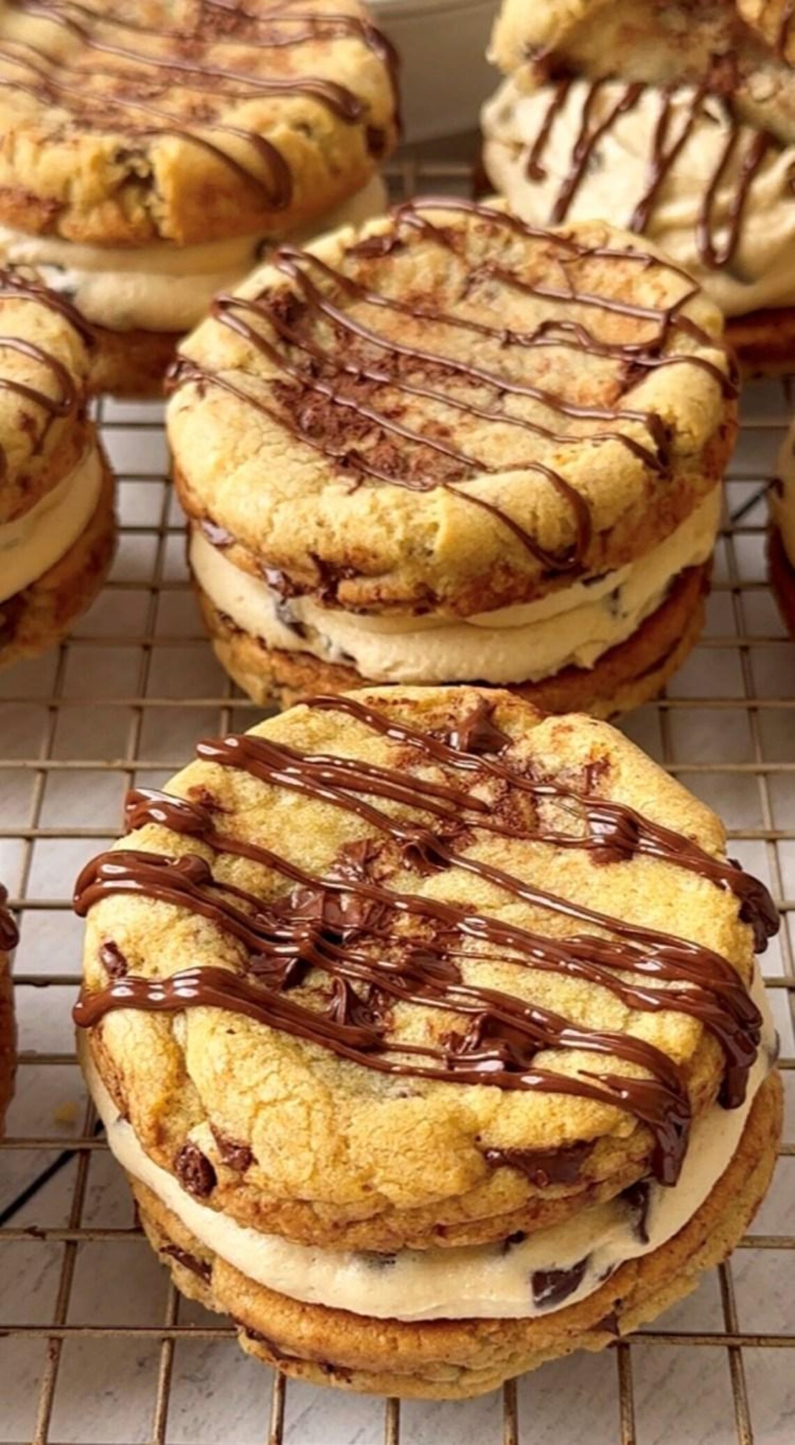 Chocolate Chip Cookie Sandwiches – Thick Gourmet Cookie Stacks With ...