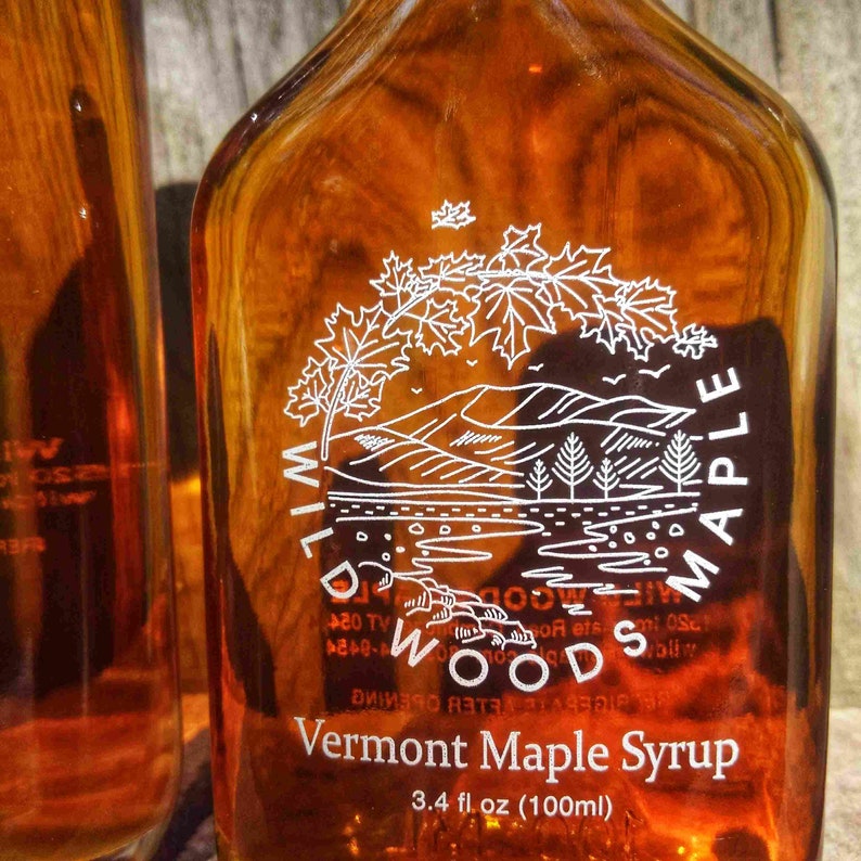 100ml Flask | Vermont Maple Syrup - Etsy