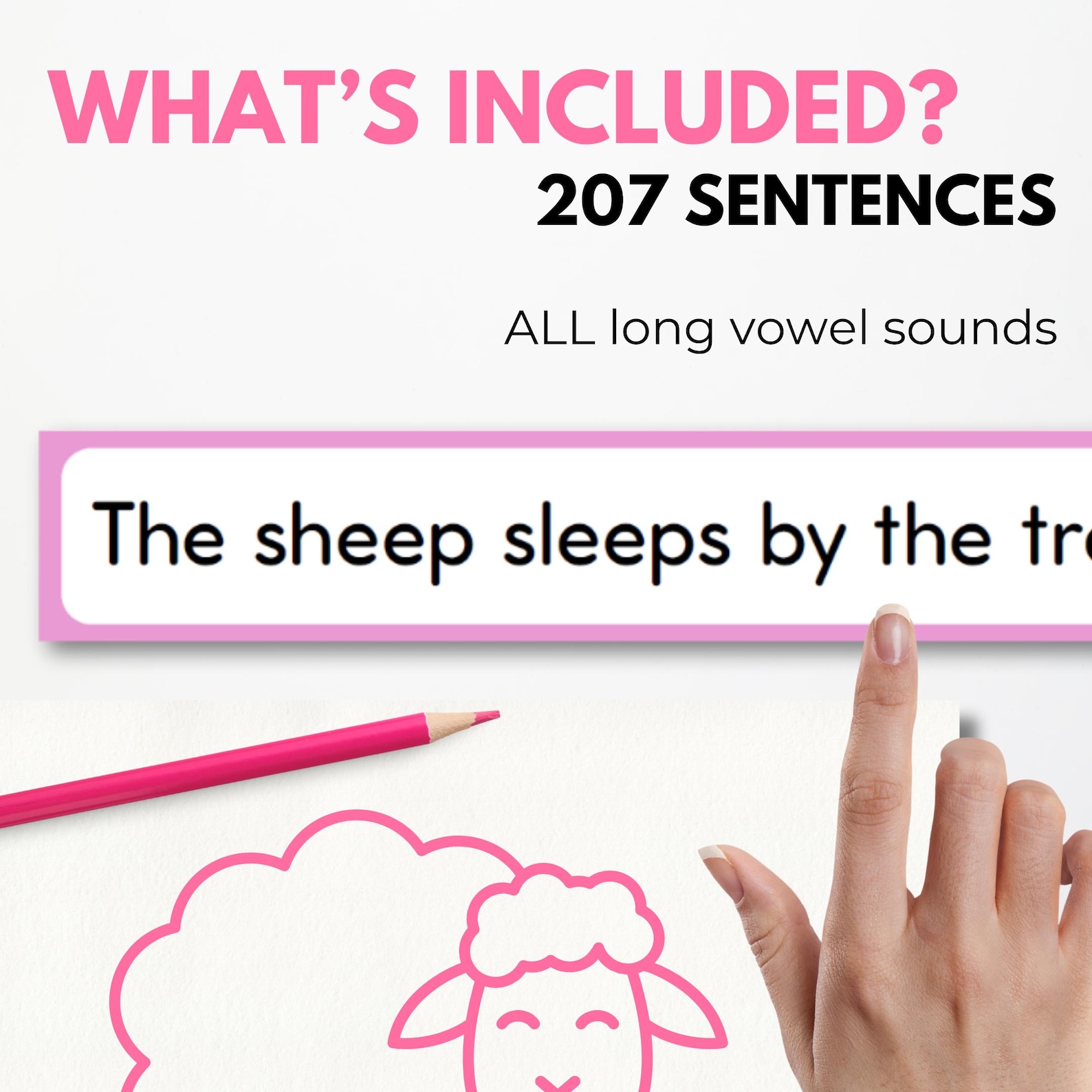 Long Vowel Sounds Decodable Sentences - Phonics Intervention and ...