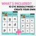 CVC Boggle Phonics Bundle: Literacy and Reading Activity - CVC Word ...