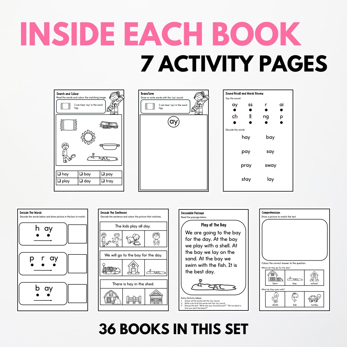 Phonics Books: Long Vowels, Diphthongs and R Controlled Vowel ...