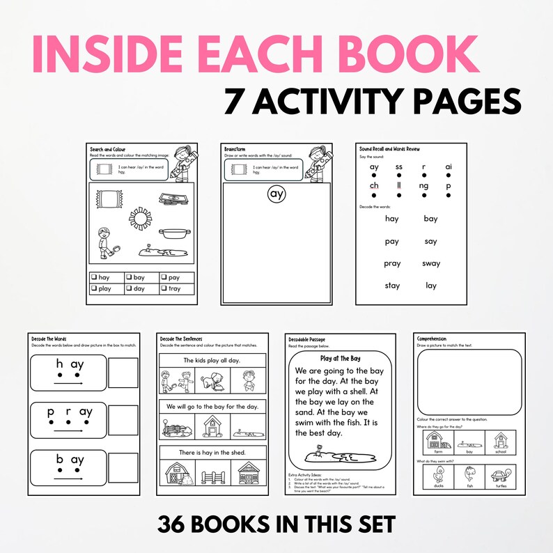 Phonics Books: Long Vowels, Diphthongs and R Controlled Vowel ...