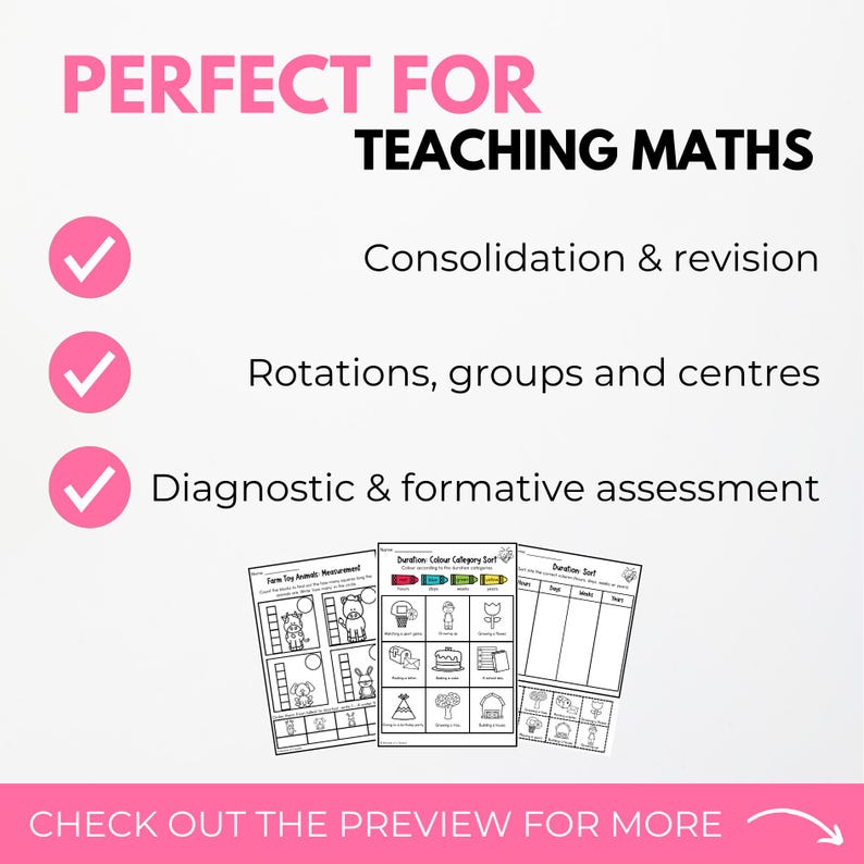 Grade 1 Measurement Worksheets - Year 1, Australian Curriculum - Length ...