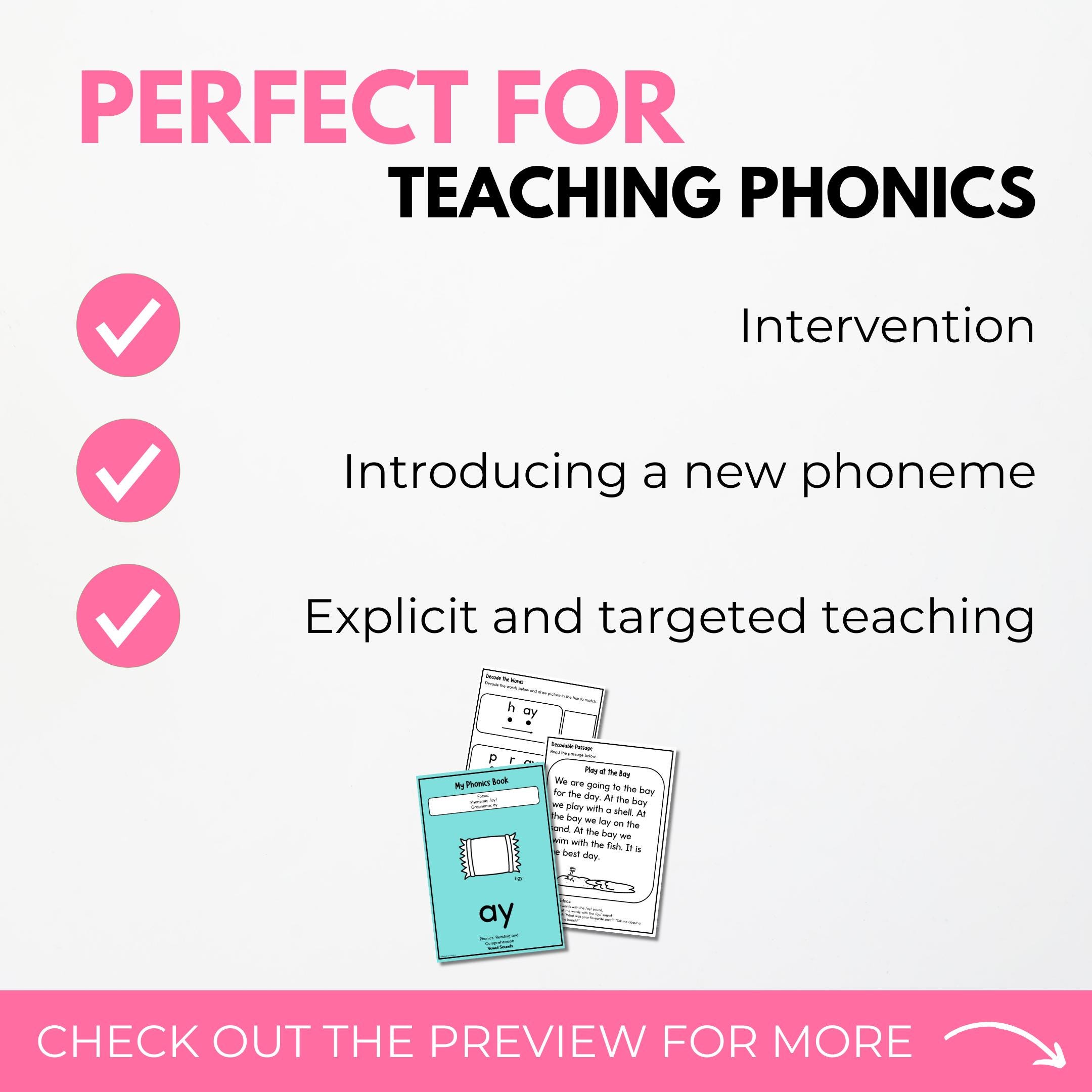 Phonics Books: Long Vowels, Diphthongs and R Controlled Vowel ...