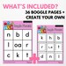 Long Vowel Sound Boggle Phonics - Literacy and Reading Activity - Word ...
