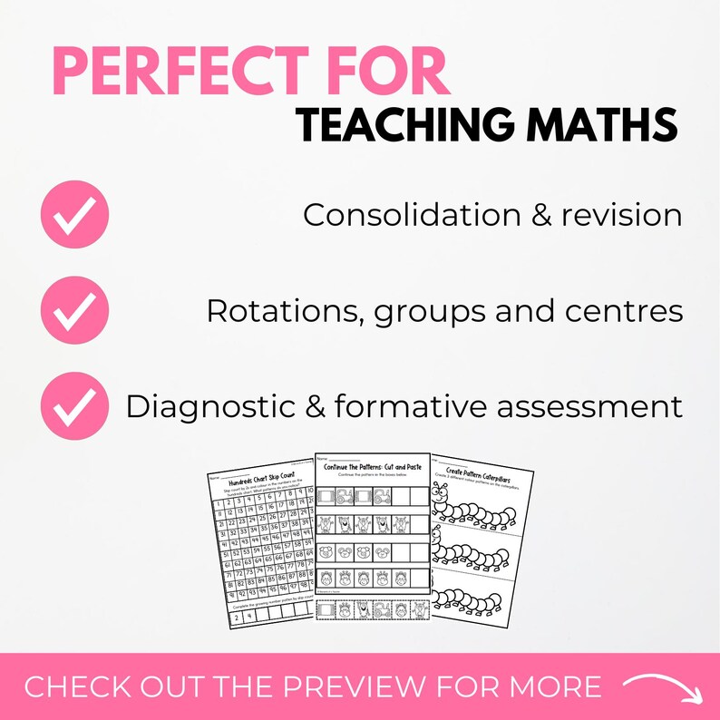 Grade 1 Pattern Worksheets - Year 1, Australian Curriculum - Patterns ...