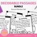 88 Decodable Passages - CVC Words, Consonant Digraphs, Long Vowel ...