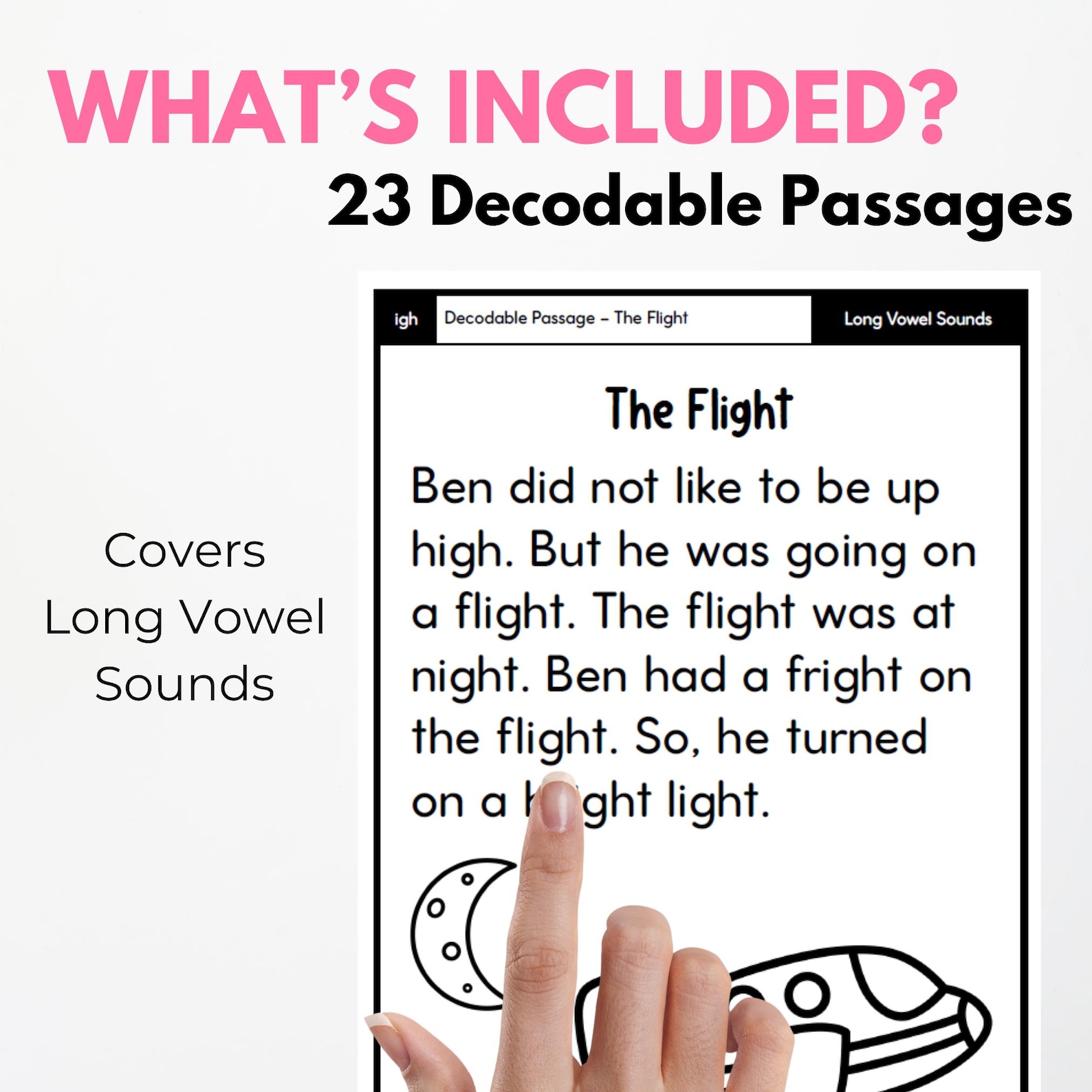 Long Vowel Sound Decodable Passages for Reading Fluency and Phonics ...