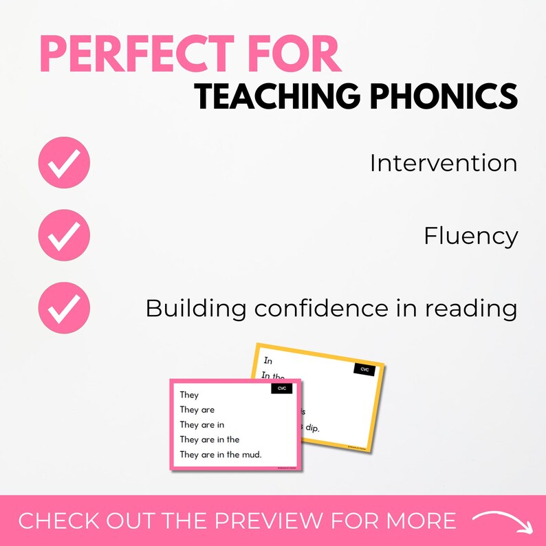 CVC Sentence Pyramids, Reading Fluency Intervention, Reading Activity ...