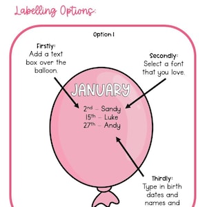 Birthday Balloon Classroom Display - Classroom Decor - Pastel Birthday ...