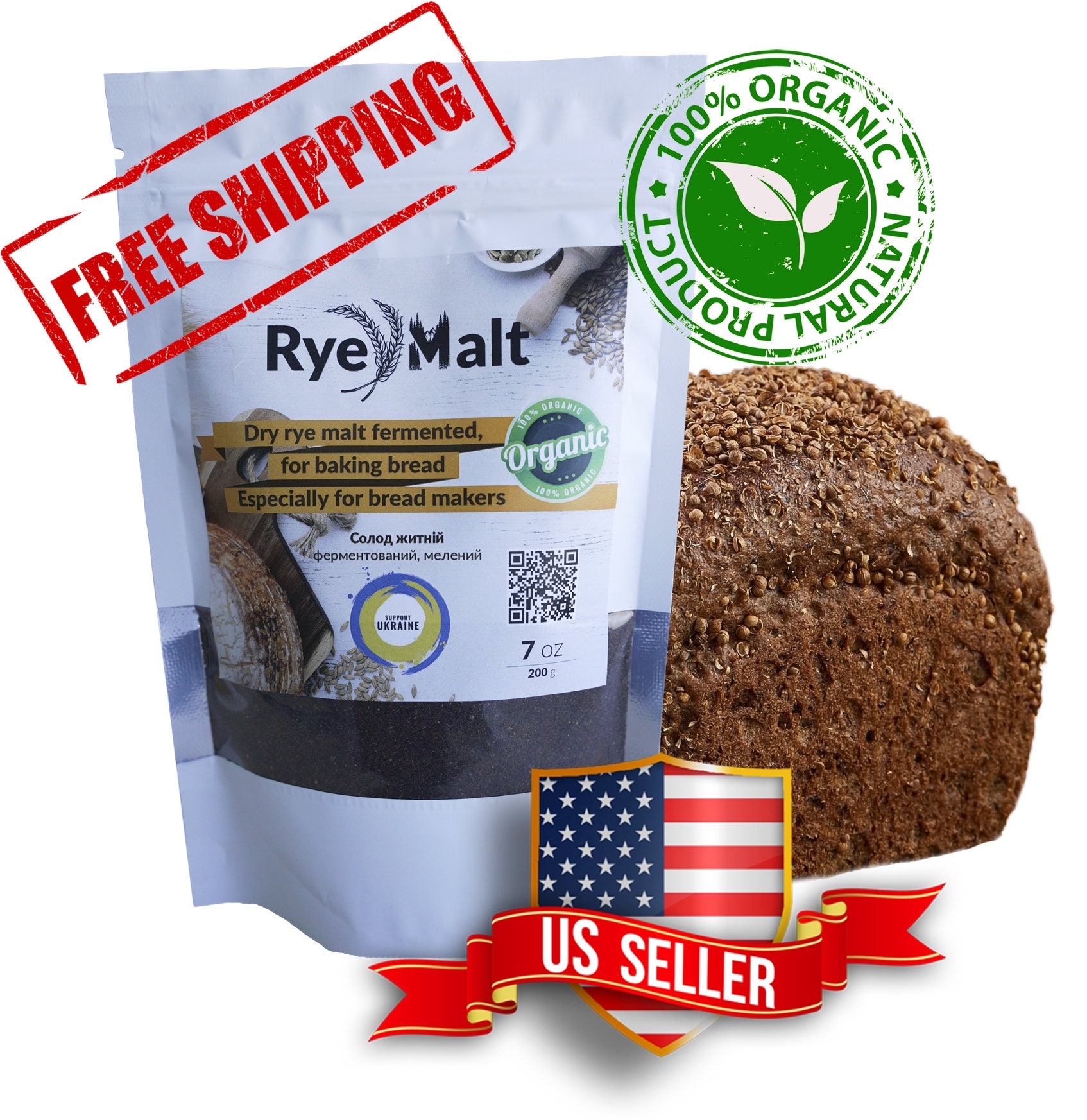 Rye Malt, Fermented Malt, Malt for Rye Bread, Rye Malt, Solod, Rye Malt ...