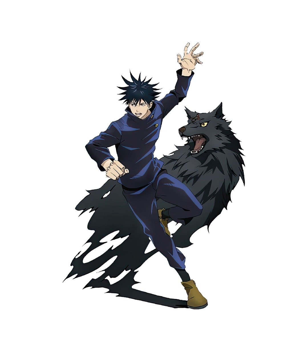 Fushiguro Megumi PNG Megumi Wolf Short-sleeve Unisex - Etsy