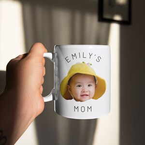 Baby Photo Mug Personalized, Baby Photo Mug, Baby Face Gift Mug ...