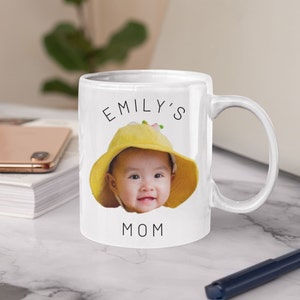 Baby Photo Mug Personalized, Baby Photo Mug, Baby Face Gift Mug ...