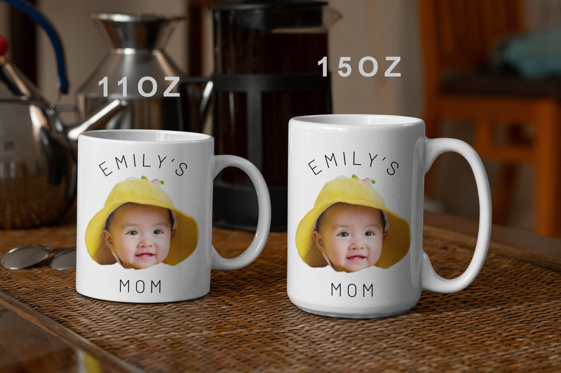 Baby Photo Mug Personalized, Baby Photo Mug, Baby Face Gift Mug ...