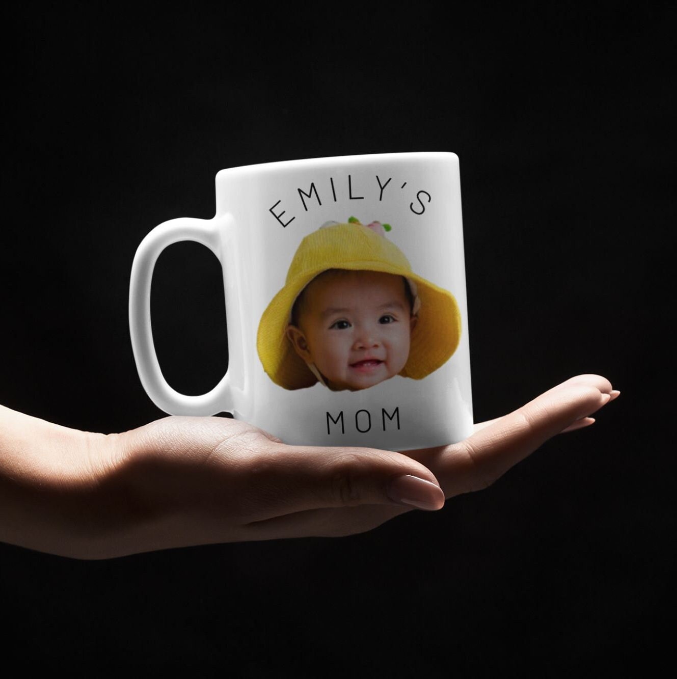 Baby Photo Mug Personalized, Baby Photo Mug, Baby Face Gift Mug ...