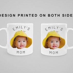 Baby Photo Mug Personalized, Baby Photo Mug, Baby Face Gift Mug ...