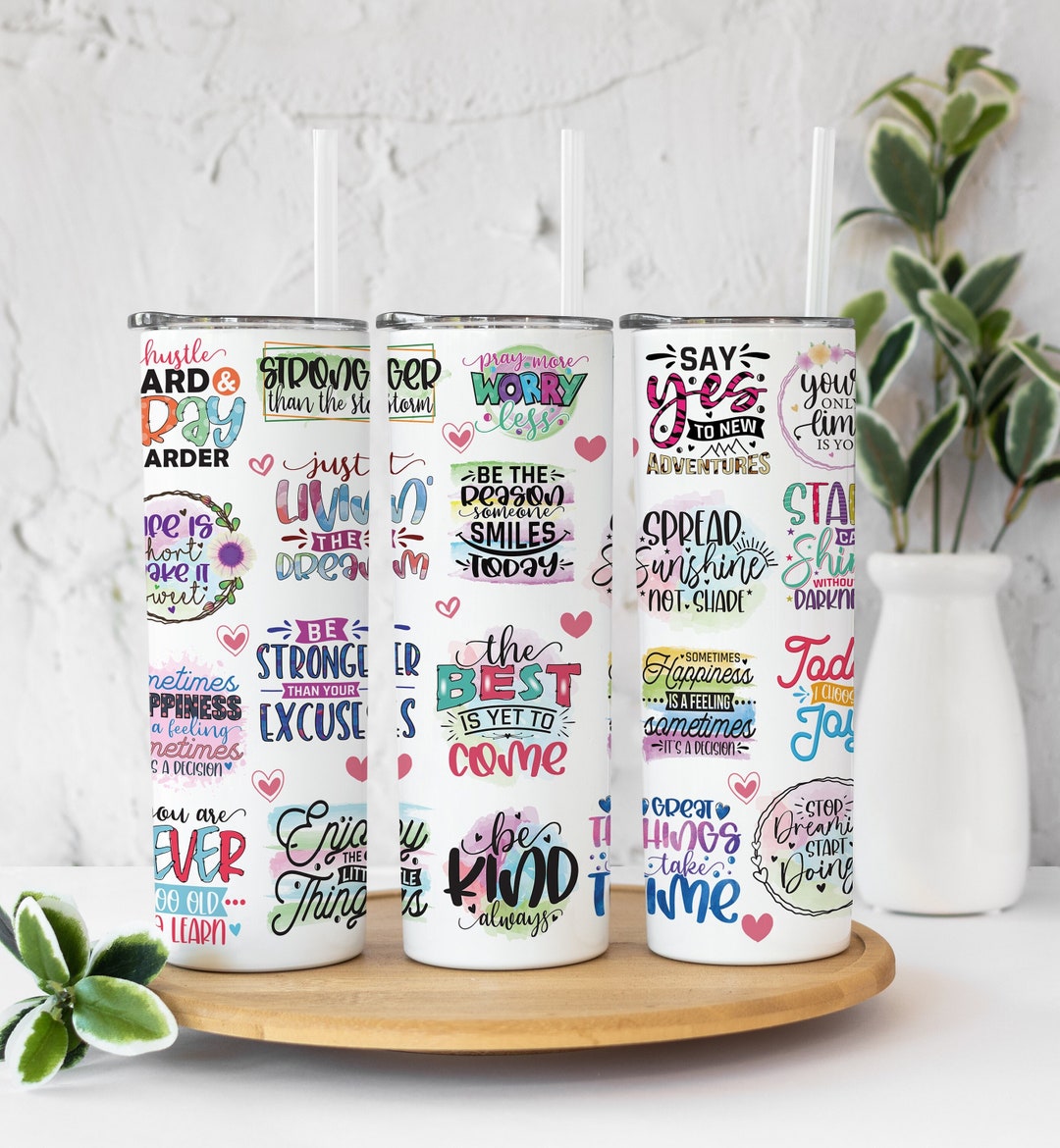 Positive Affirmations Tumbler, Positive Affirmation, Gift for Her, Gift ...