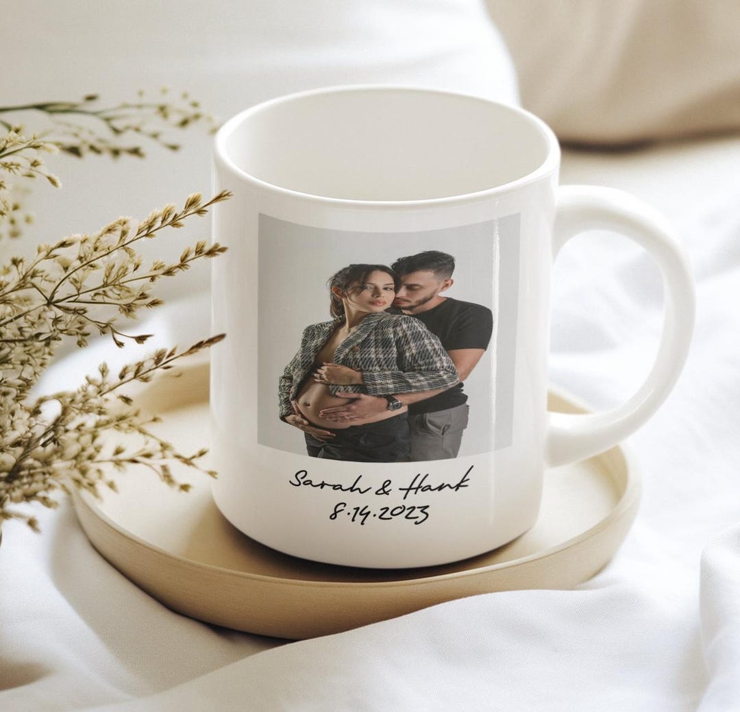 Personalized Photo Coffee Mug, Personalized Anniversary Photo Mug ...
