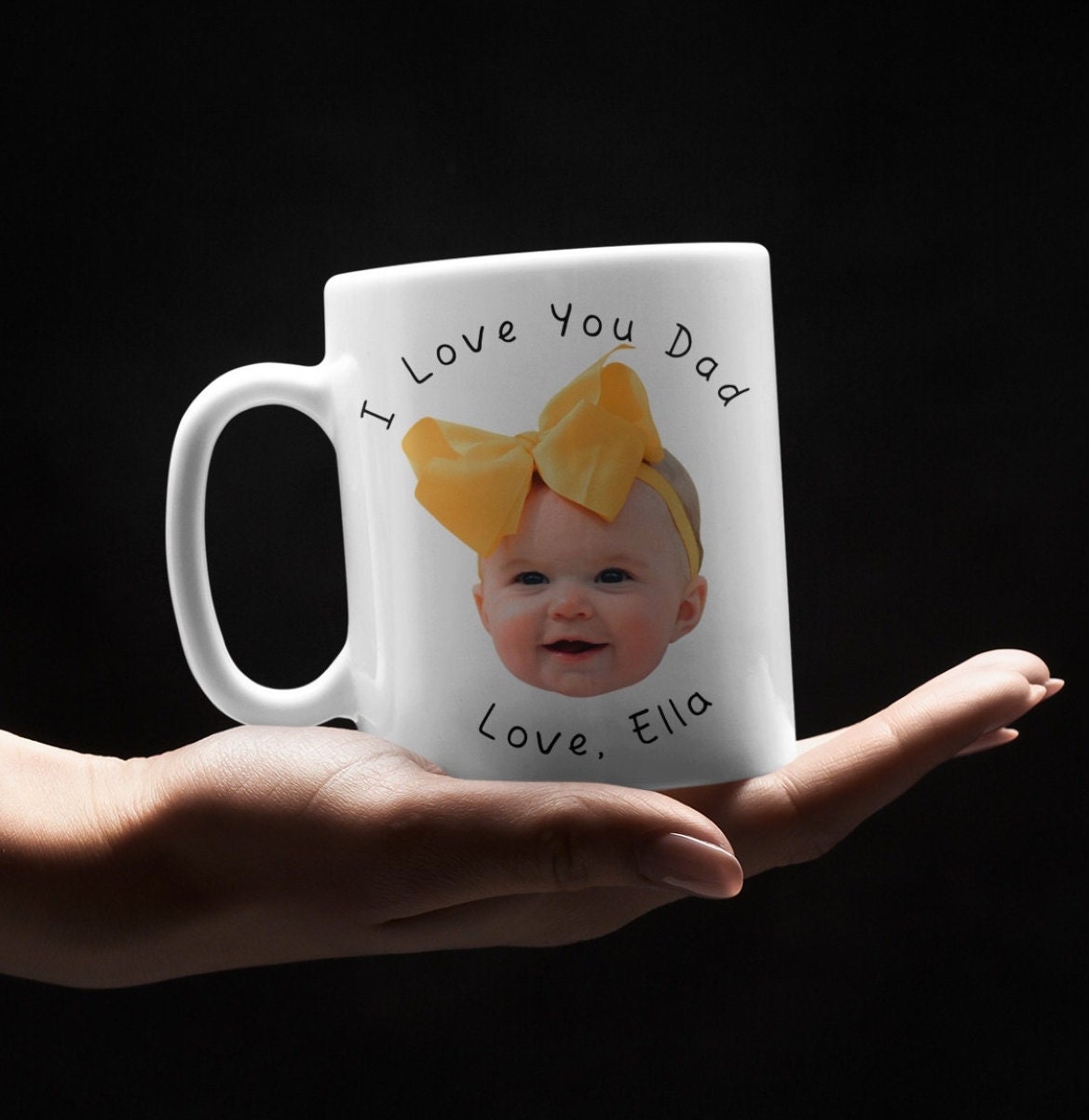 Baby Photo Mug Personalized, Baby Photo Mug, Baby Face Gift Mug ...
