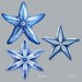 Watercolor Nautical Starfish Clipart, Blue Starfish Decorated Clipart ...