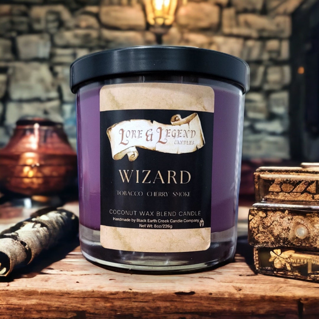 Wizard Candle, Fantasy Candle, Fantasy Themed Candle, Roleplaying ...