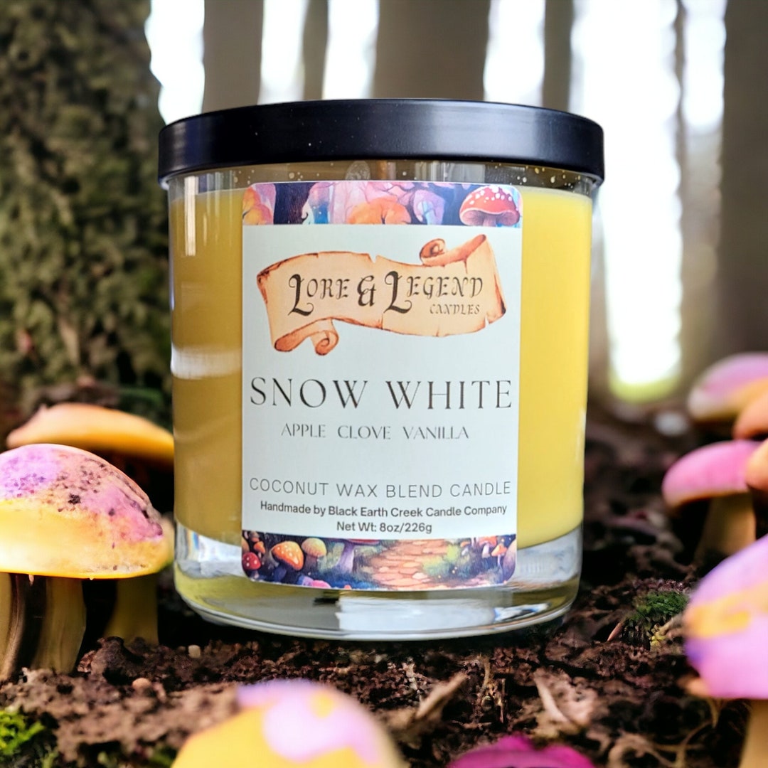Snow White Candle, Fairy Tale Book, Fairy Tale Lover Gift, Book Lover ...