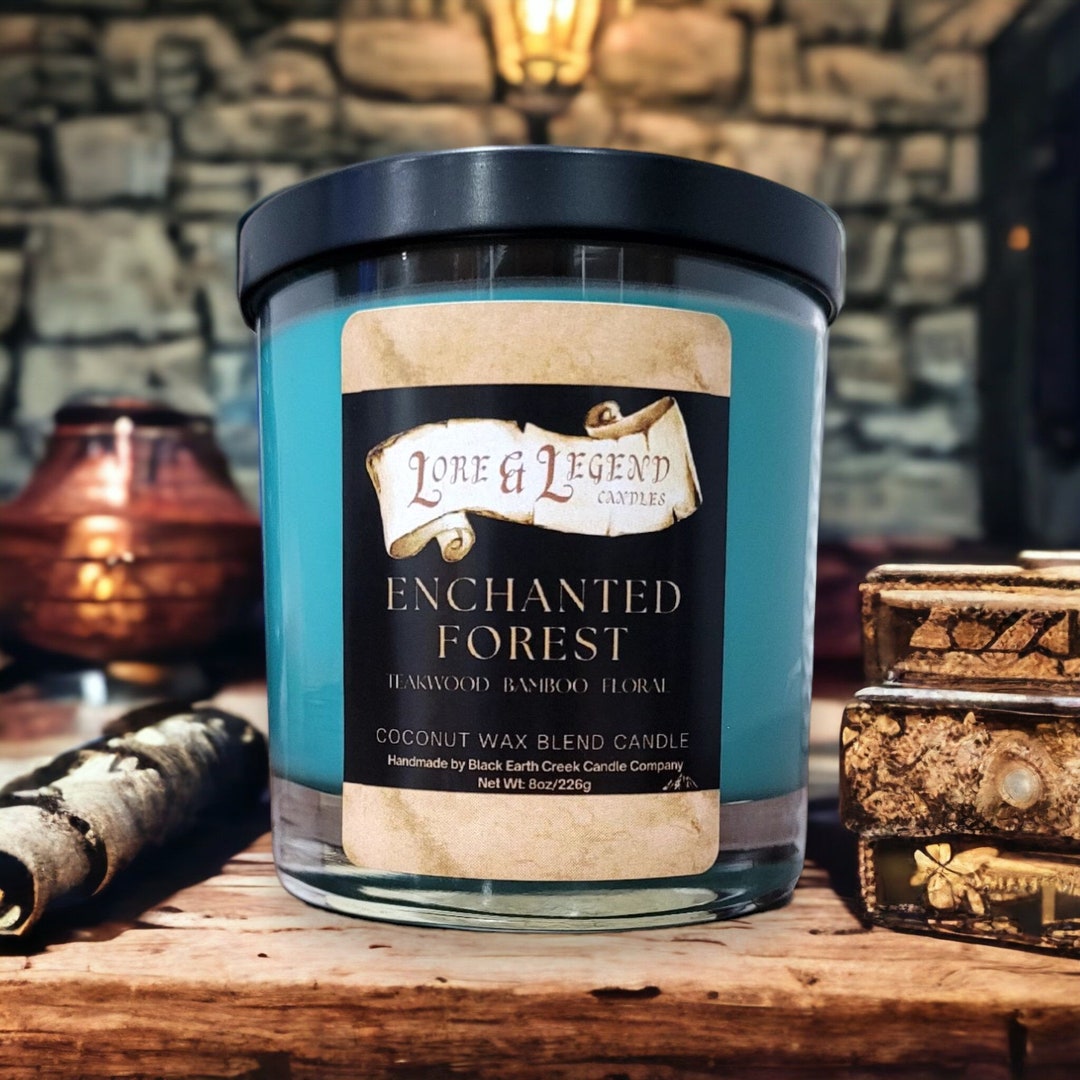 Enchanted Forest Fantasy Candle, Fantasy Themed Candle, Roleplaying ...