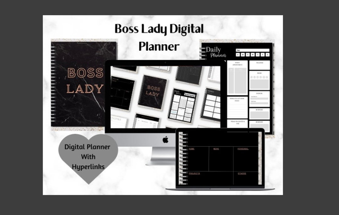 Boss Lady Digital Planner - Etsy