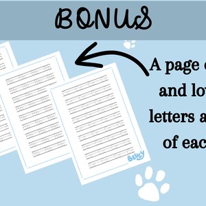 Digital Tracing Book With Bluey ABC Alphabet for Kids Coloring Book - Etsy