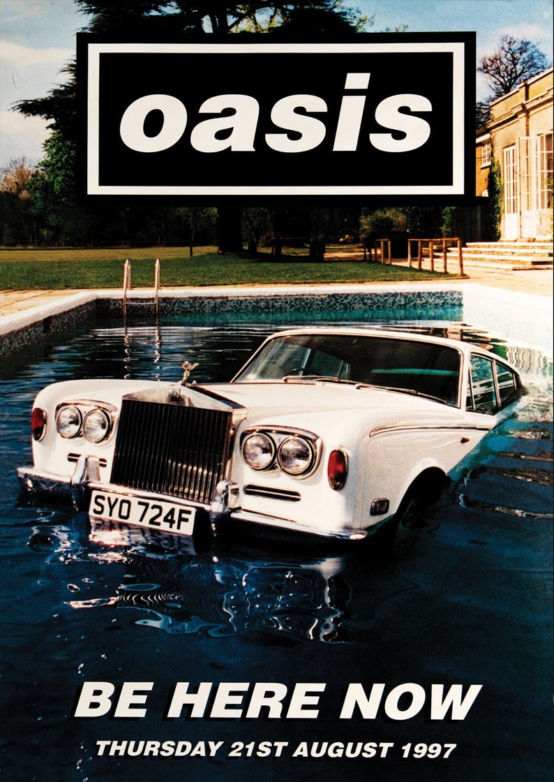 Oasis Be Here Now Album Cover Print Wall Art Poster - Etsy UK