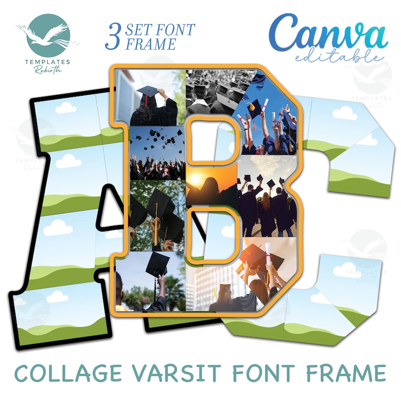 K College Varsity Font - Etsy