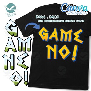 Greek Style Alphabet Letters Frame CANVA Editable.fill Your Own Picture ...